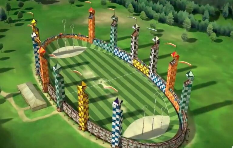 クィディッチの競技場｜ハリーポッター